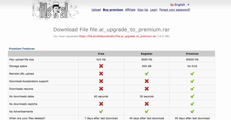 lll File.al Premium Account serious or not? +++ Test on Multihoster.org