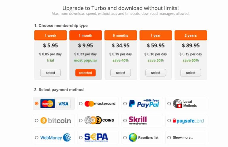 lll Turbobit Premium Account serious or not? +++ Test on Multihoster.org